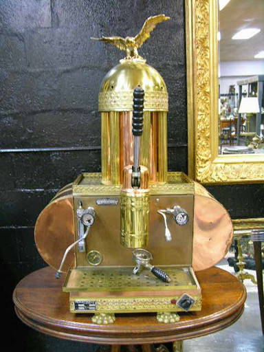Antique Copper Espresso Machine Made By "termozon