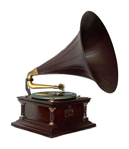 A Fine Example Of Victor's Top Of The Line Phonograph, With Gold Plated ...