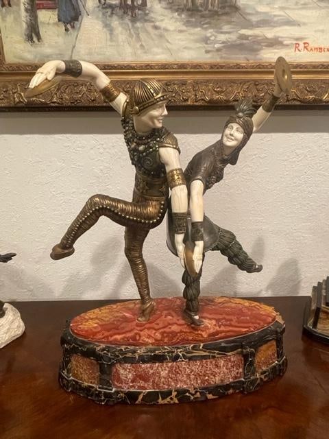 Demetre Chiparus (1886-1947). "russian Dancers". Auction