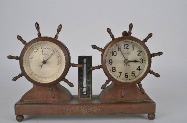 Chelsea Ships Clock And Barometer. "pilot/claremont".