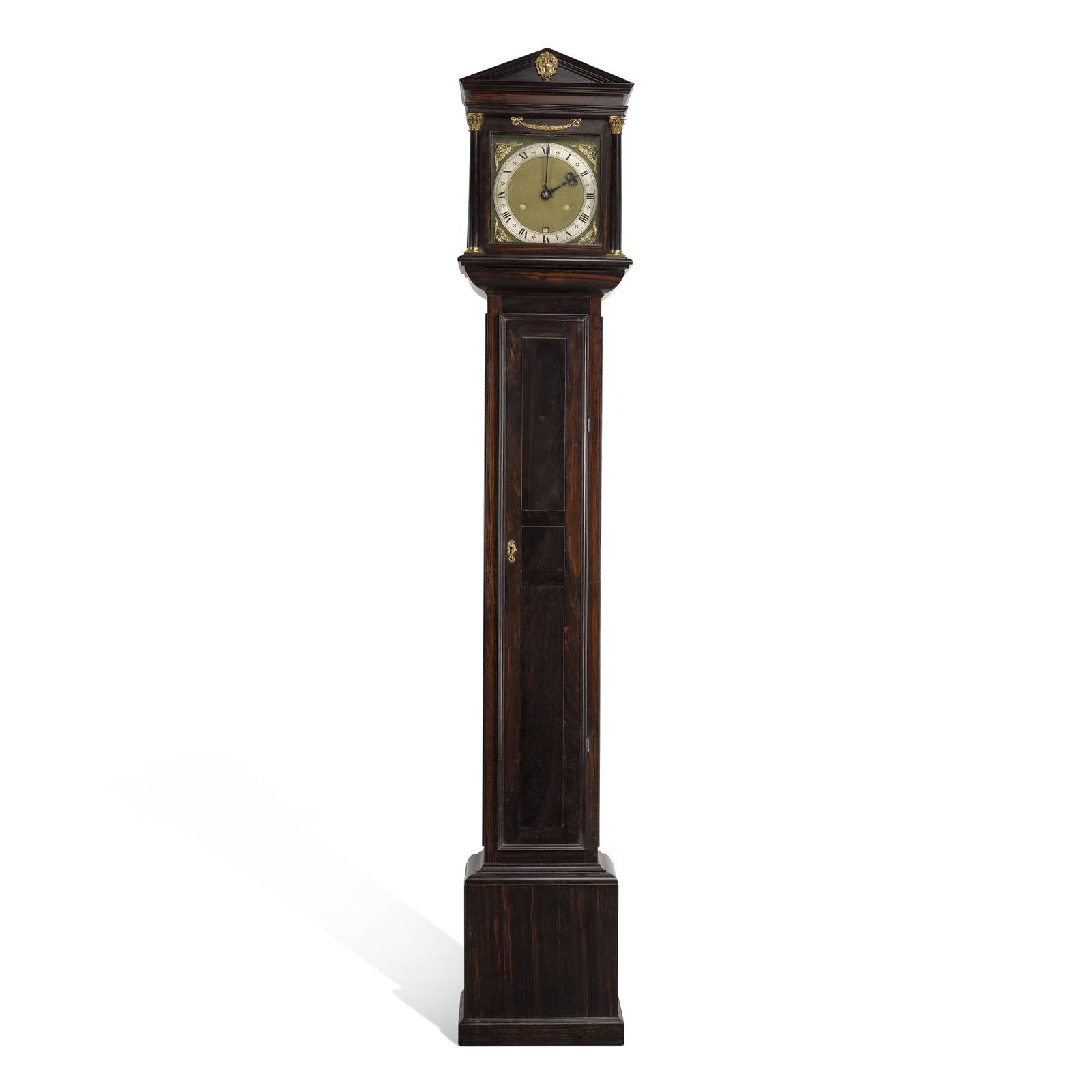 An Ebony Architectural Longcase Clock In The Style Of Ahasuerus ...