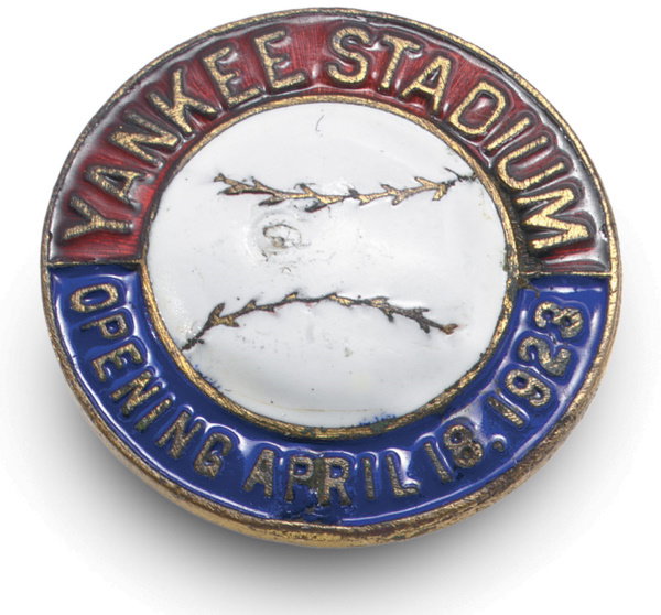 13: 1923 Yankee Stadium Opening Day Pin