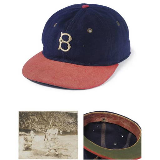 Babe Ruth's 1935 Boston Braves Cap From Teammate