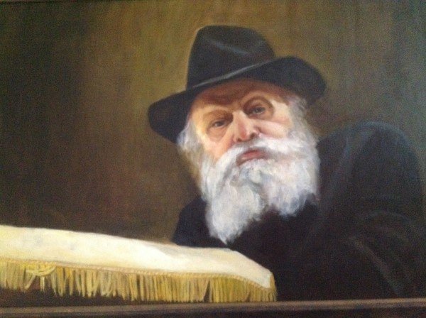Portrait of the Lubavitcher Rebbe, Oil on Canvas - Feb 25, 2014 | Lofty ...