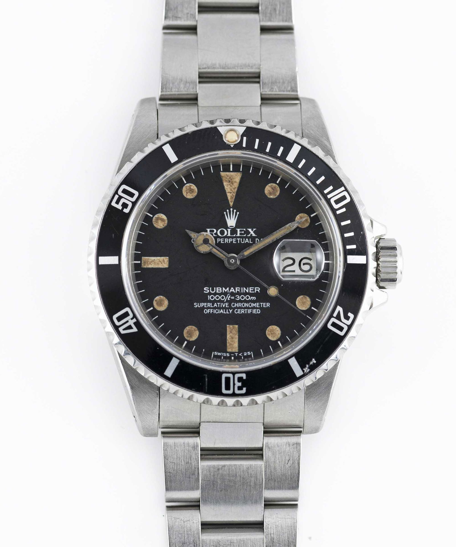 A Gentleman's Stainless Steel Rolex Oyster Perpetual