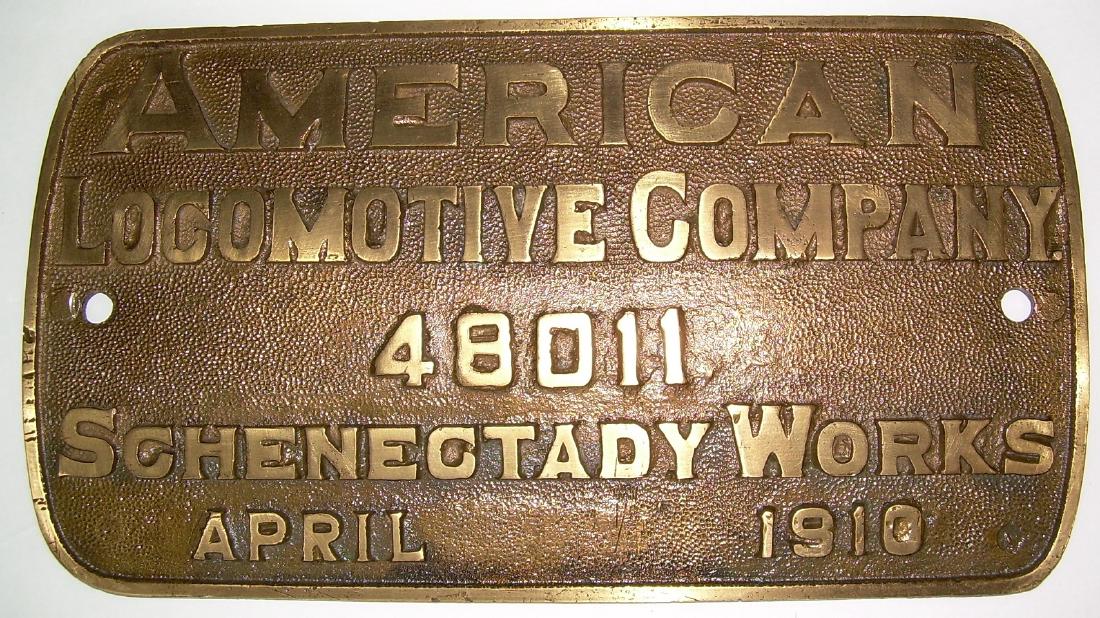 Rutland Railroad #14 Alco Builder's Plate - Apr 29, 2017 | Brookline ...