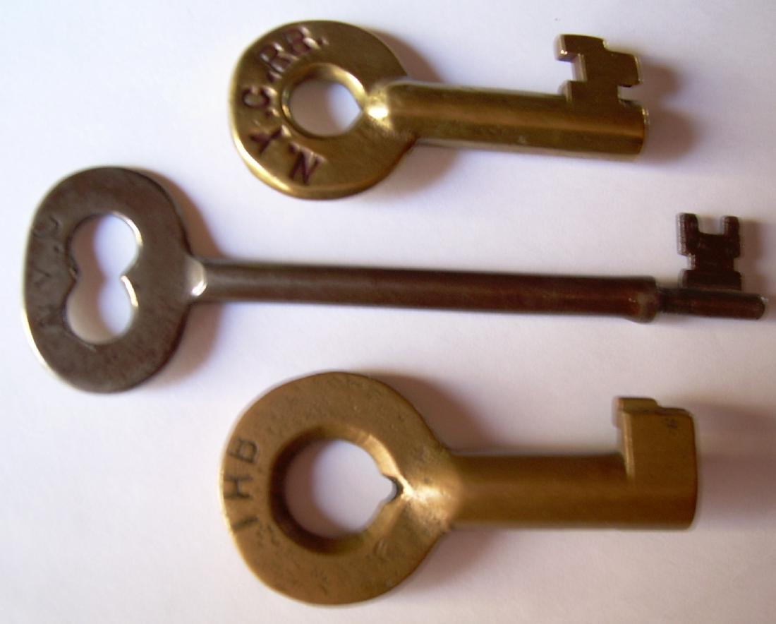 New York Central Railroad Related Keys (3)