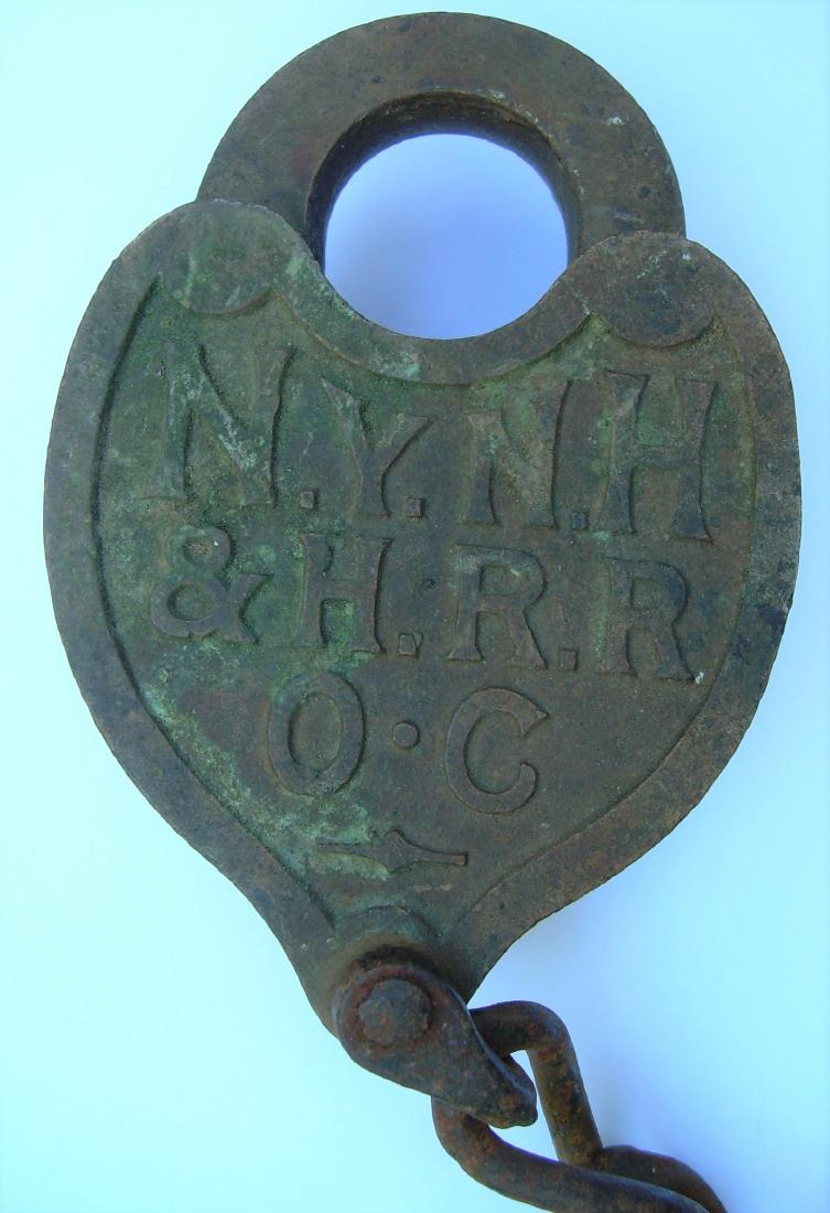 Old Colony Railroad Cast Back Brass Car Lock - Sep 30, 2017 | Brookline ...