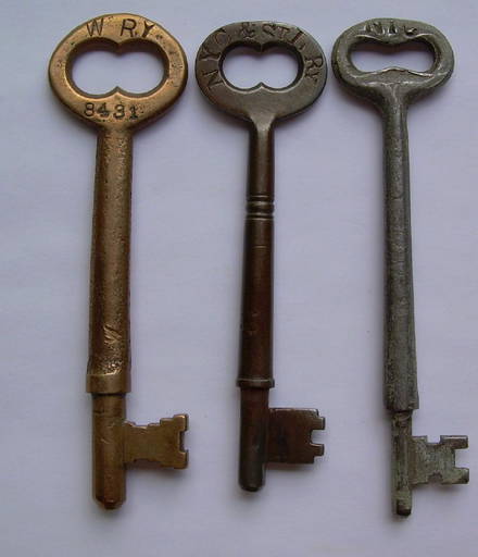 3 Coach Keys: Wab, Nyc&stl, Nyc