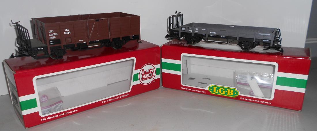 G Scale LGB Freight Cars: 40240, 40230
