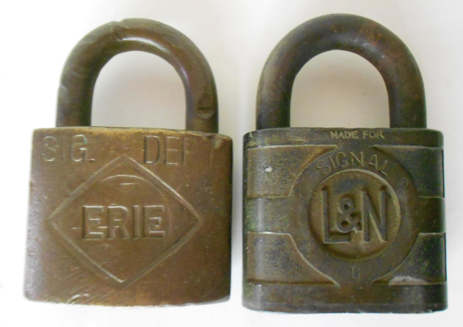 Railroad Brass Signal Locks: Erie, L&N - Oct 05, 2019 | Brookline ...