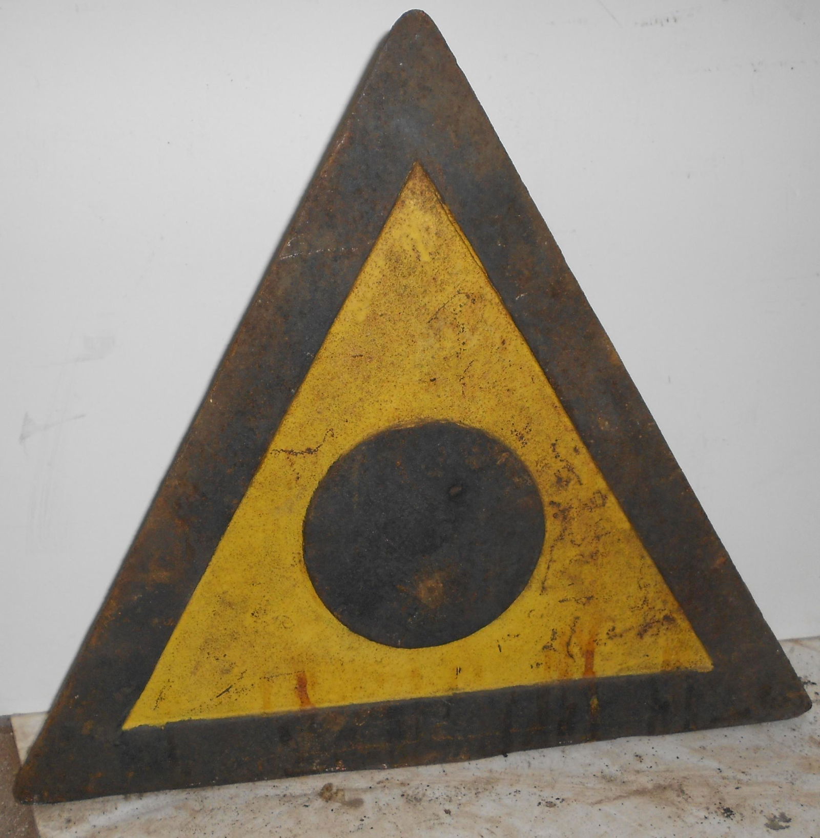 For Auction: Pennsylvania Railroad Cast Iron Flanger Sign (#0773) on ...