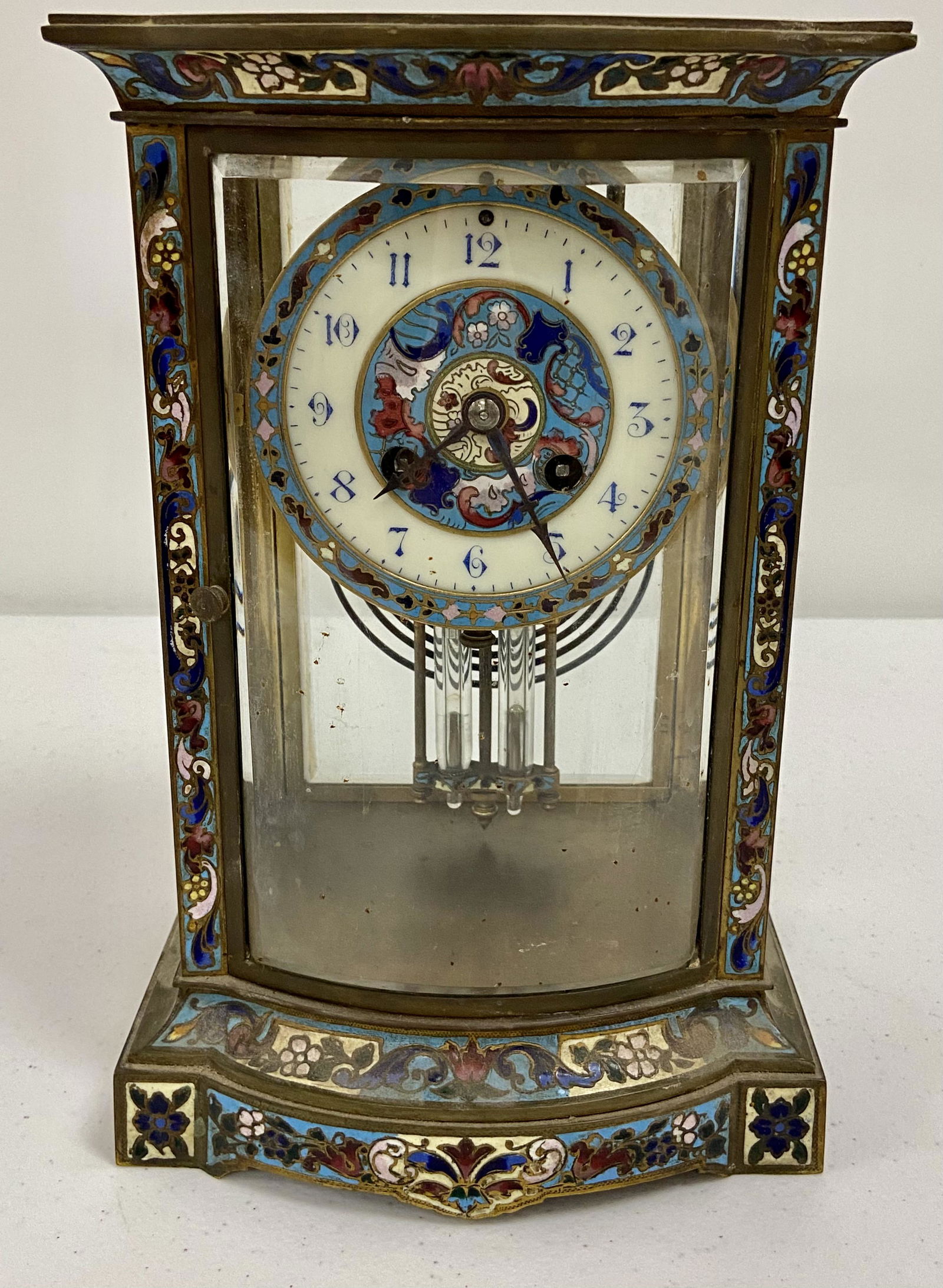 French Crystal Regulator, Clock