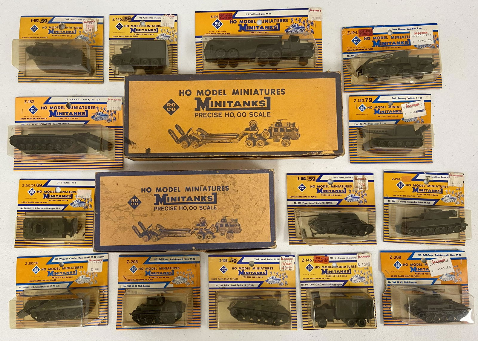 25 Roco HO Military Model Miniatures - Apr 08, 2021 | Brookline Auction ...