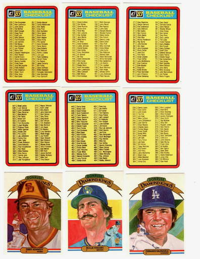 35 1982 Donruss Baseball Cards