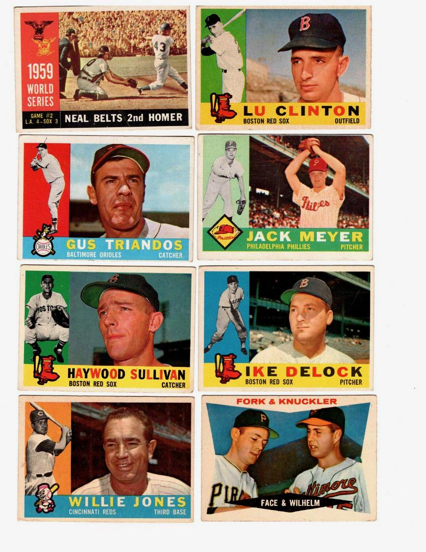 45 1959 & 1960 Topps World Series Baseball Cards