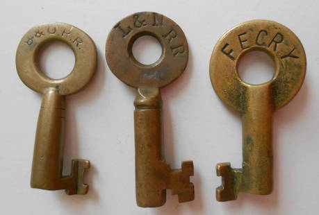 Switch Keys (3) Louisville & Nashville, Trra