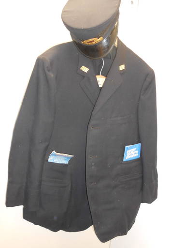 Penn Central Conductor's Uniform With Hat & Punch