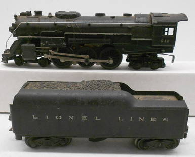 Lionel 646 Engine & 2046w Tender Like New