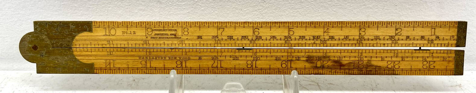 Stanley No. 90 Ivory Folding Rule