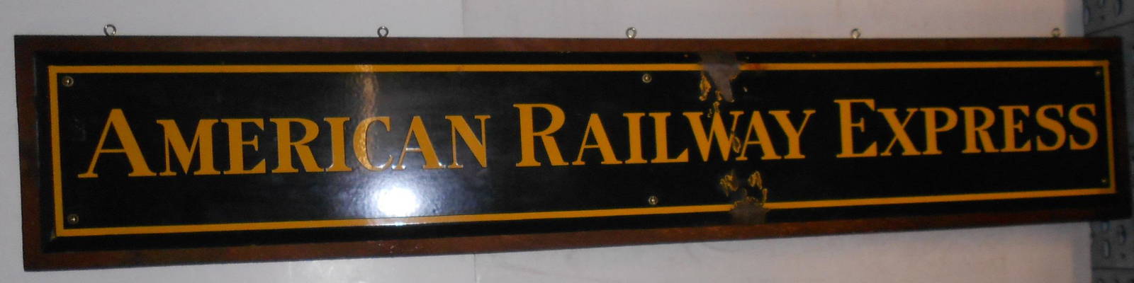 American Railway Express Porcelain Sign 6' X 12"