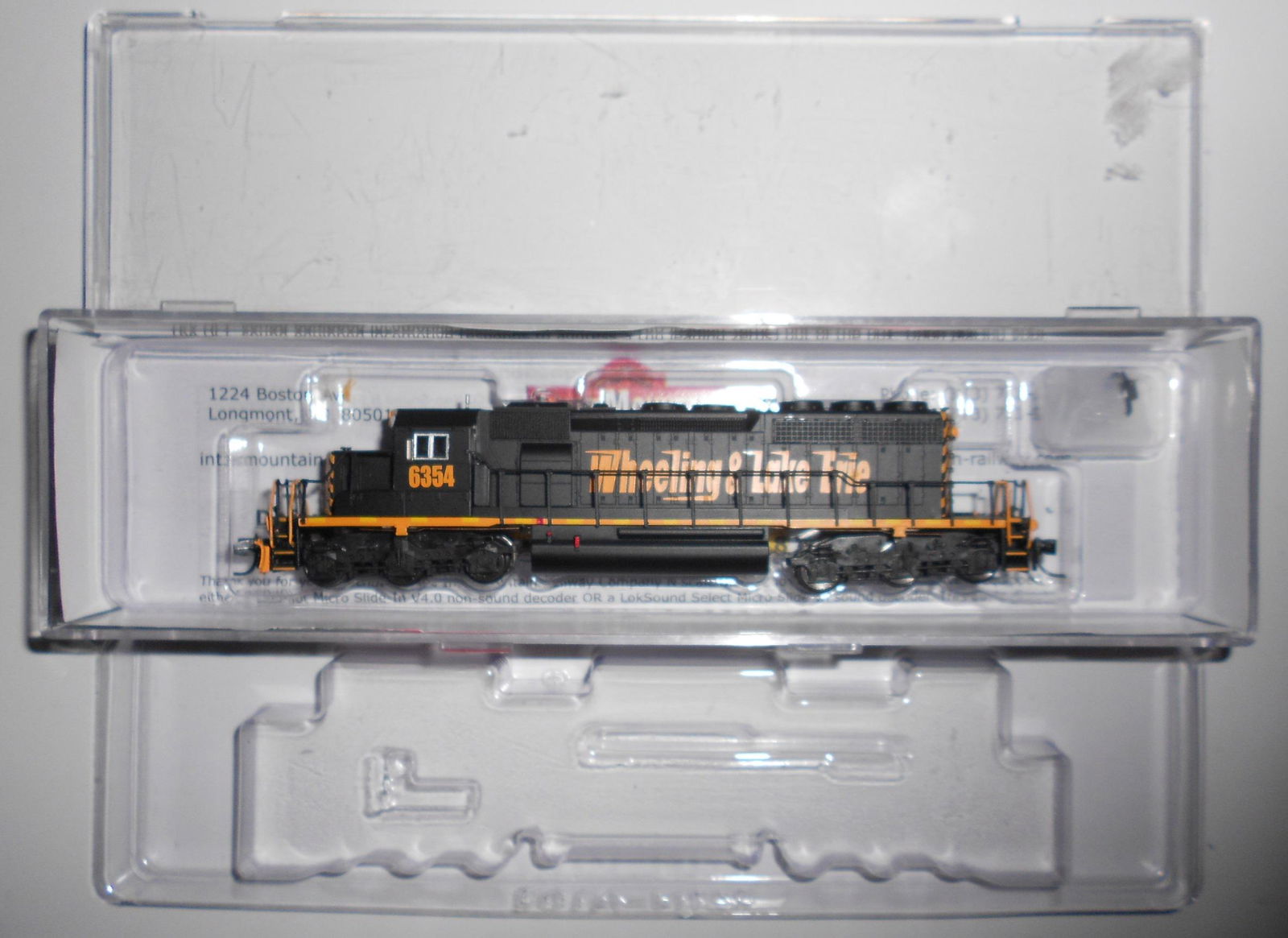 N Scale Intermountain W&le Sd40 2 Diesel Loksound