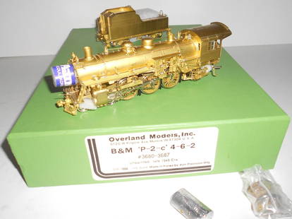 Ho Brass Omi 1556 B&m P 2c 4 6 2 Locomotive