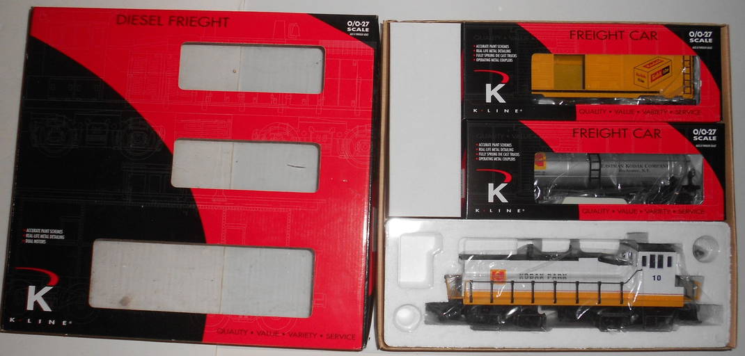 0/027 K Line Kodak Park Train Set #k2299 0010a