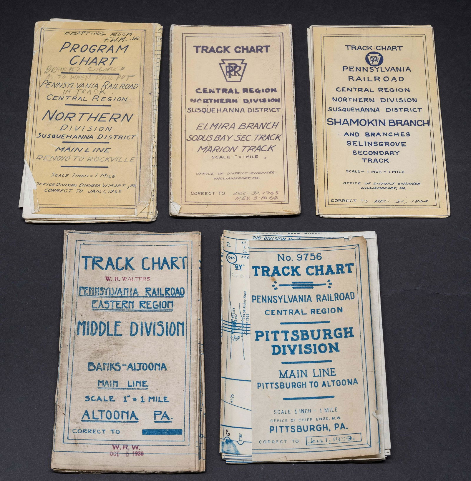 Pennsylvania Railroad Track Charts (5)