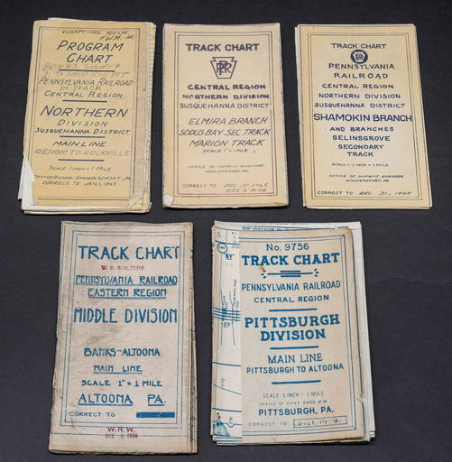 Pennsylvania Railroad Track Charts (5)