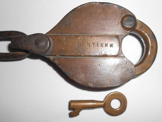 New York & Erie Railroad - Slaight Lock & Key (#0039) on Oct 15, 2022 ...