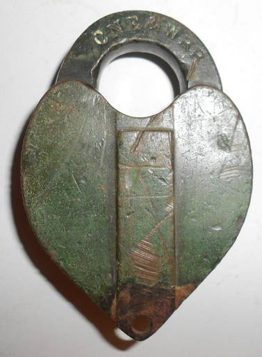 Central New England & Western Brass Lock (#0253) on Oct 15, 2022 ...