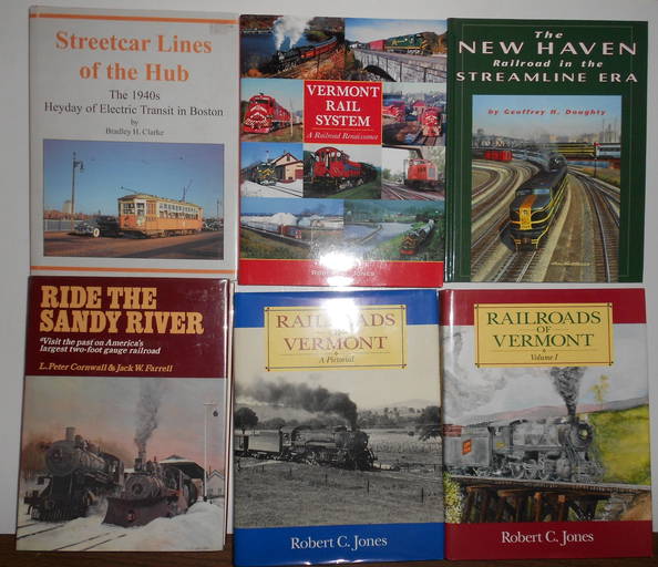 New England Railroad Books (6) Jones VT, NH, SRRR (#0337) on Oct 15 ...