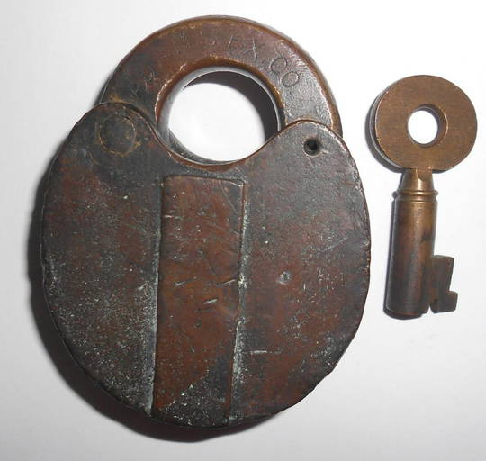 Adams Express Company Lock & Key (#0339) on Oct 15, 2022 | Brookline ...