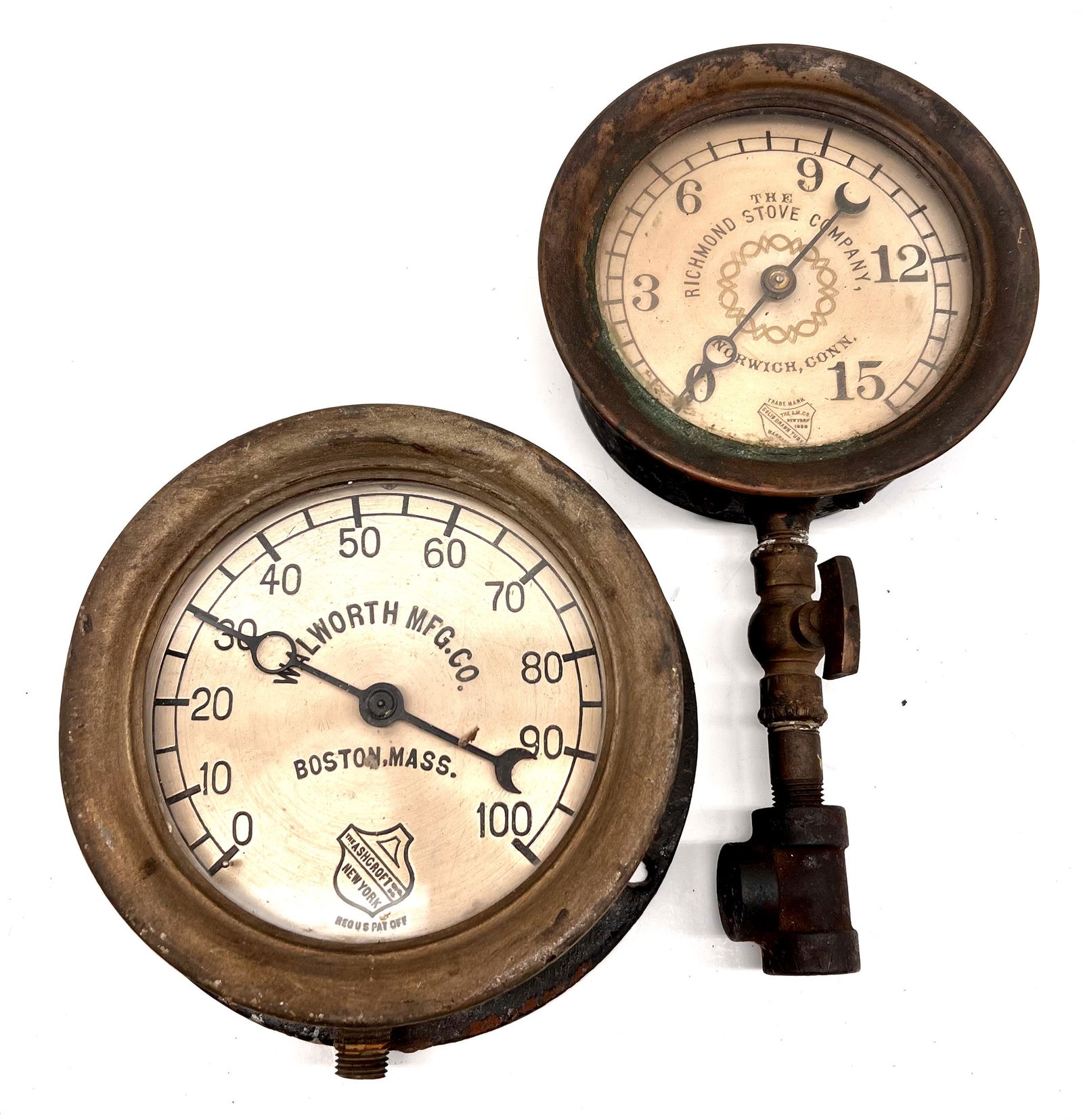 Antique Pressure Gauges
