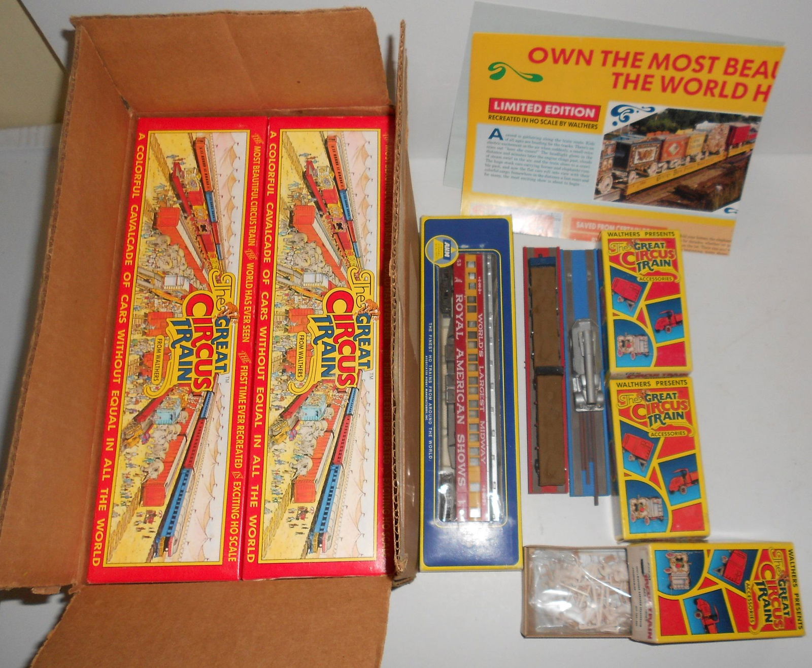 Ho Scale Walther's Circus Train Carton #1 + Ahm