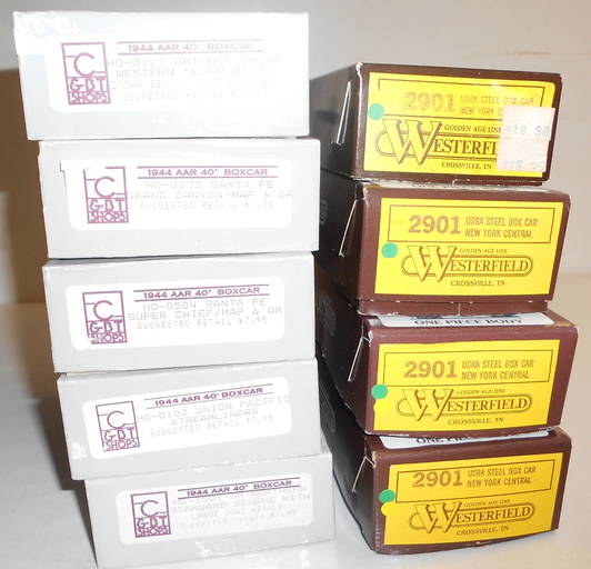 Ho Scale Craftsman Car Kits (9): C&bt, Westerfield