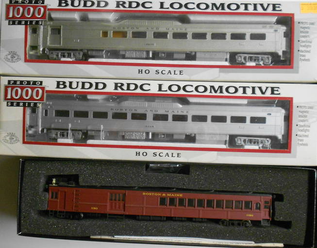 Ho Scale B&m P2k Rdcs + Bachmann Doodlebug