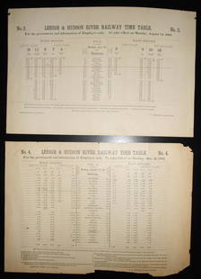 Lehigh & Hudson River Ry Employee Timetables #35 + 2 Sups