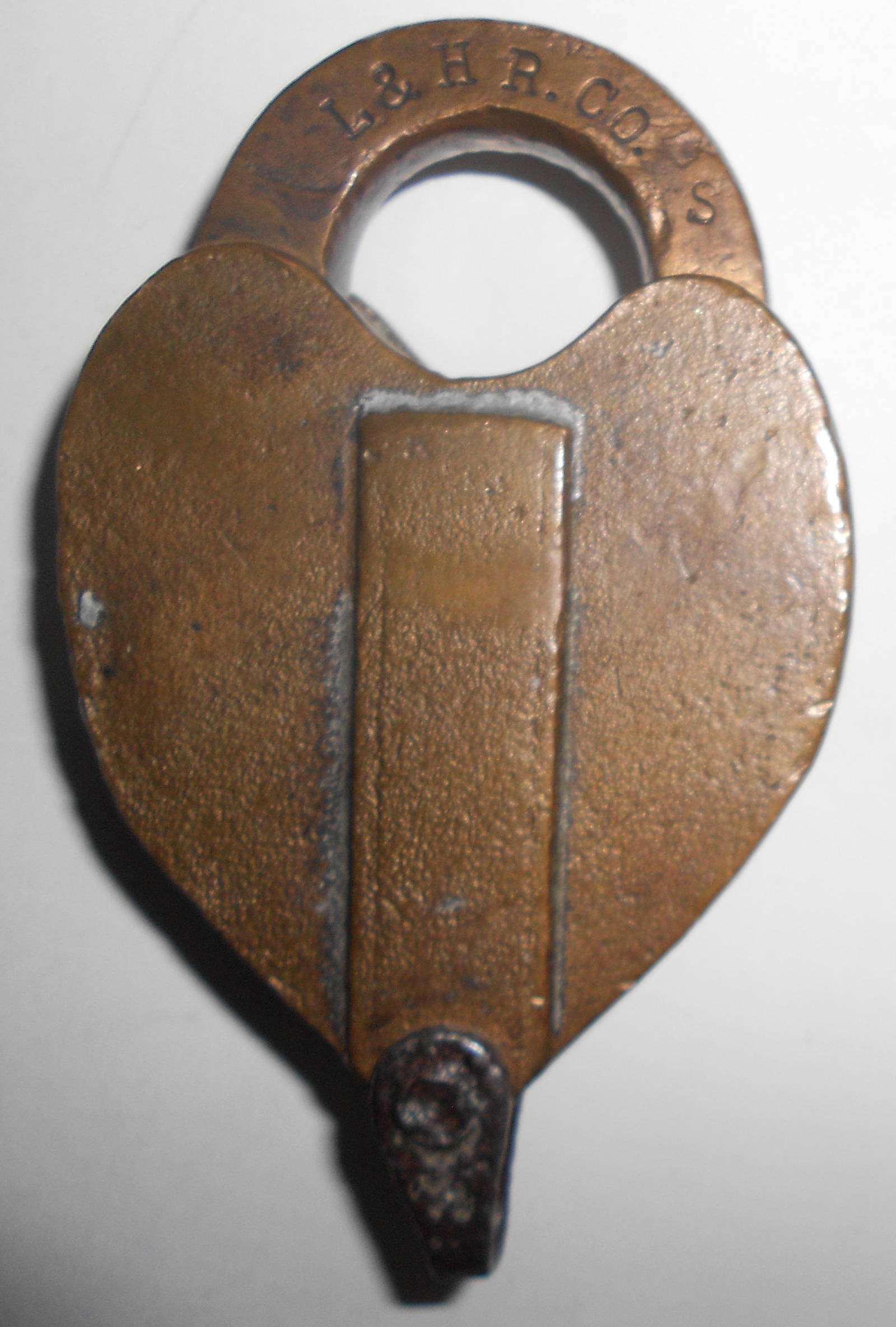 L&HR RR Bohannan Brass Switch Lock (#0190) on Apr 22, 2023 | Brookline ...