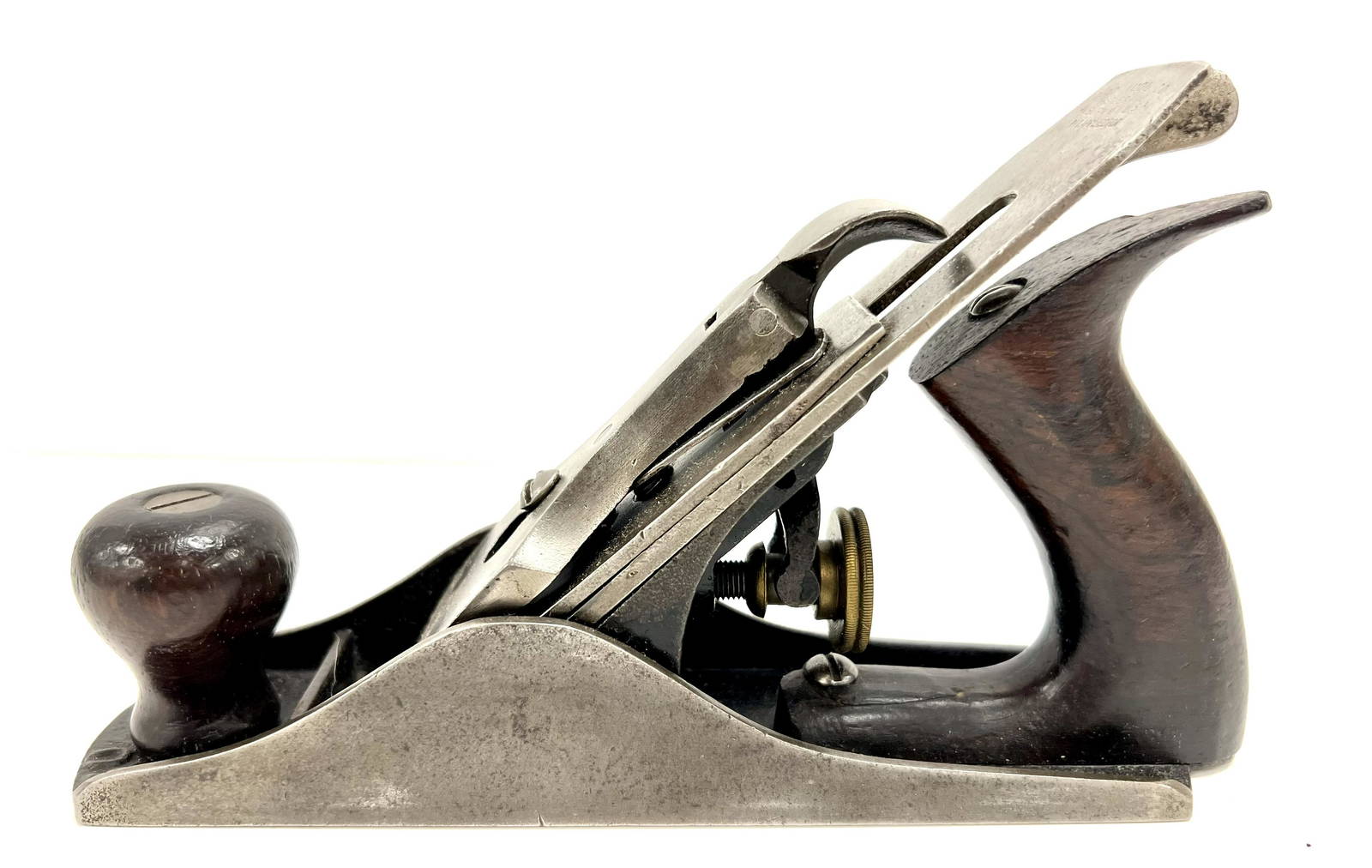 Ohio Tool Co No.02c Corrugated Bench Plane, Rosewood Knob, Sm Chip In Handle Auction