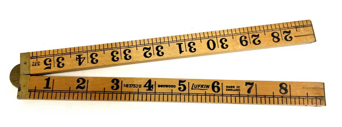 Lufkin No. 3752b 3' 4-fold Rule. Fine. Auction