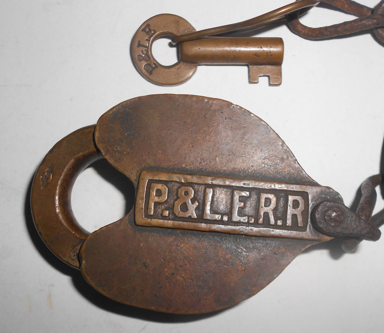 P&le Rr Cast Panel Lock By Slaymaker Barry & Matching Key Auction