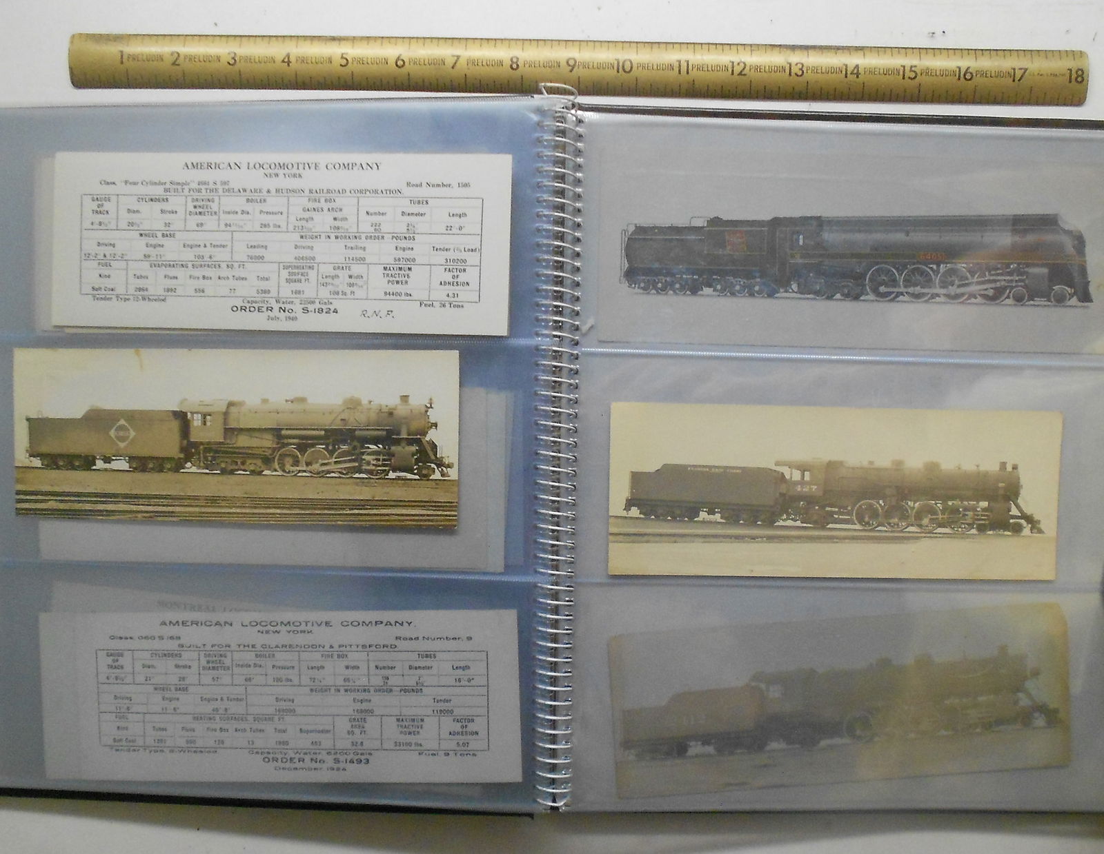 Alco Locomotive Spec Cards Steam (64) Auction