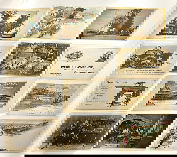 17 Advertising Postcards