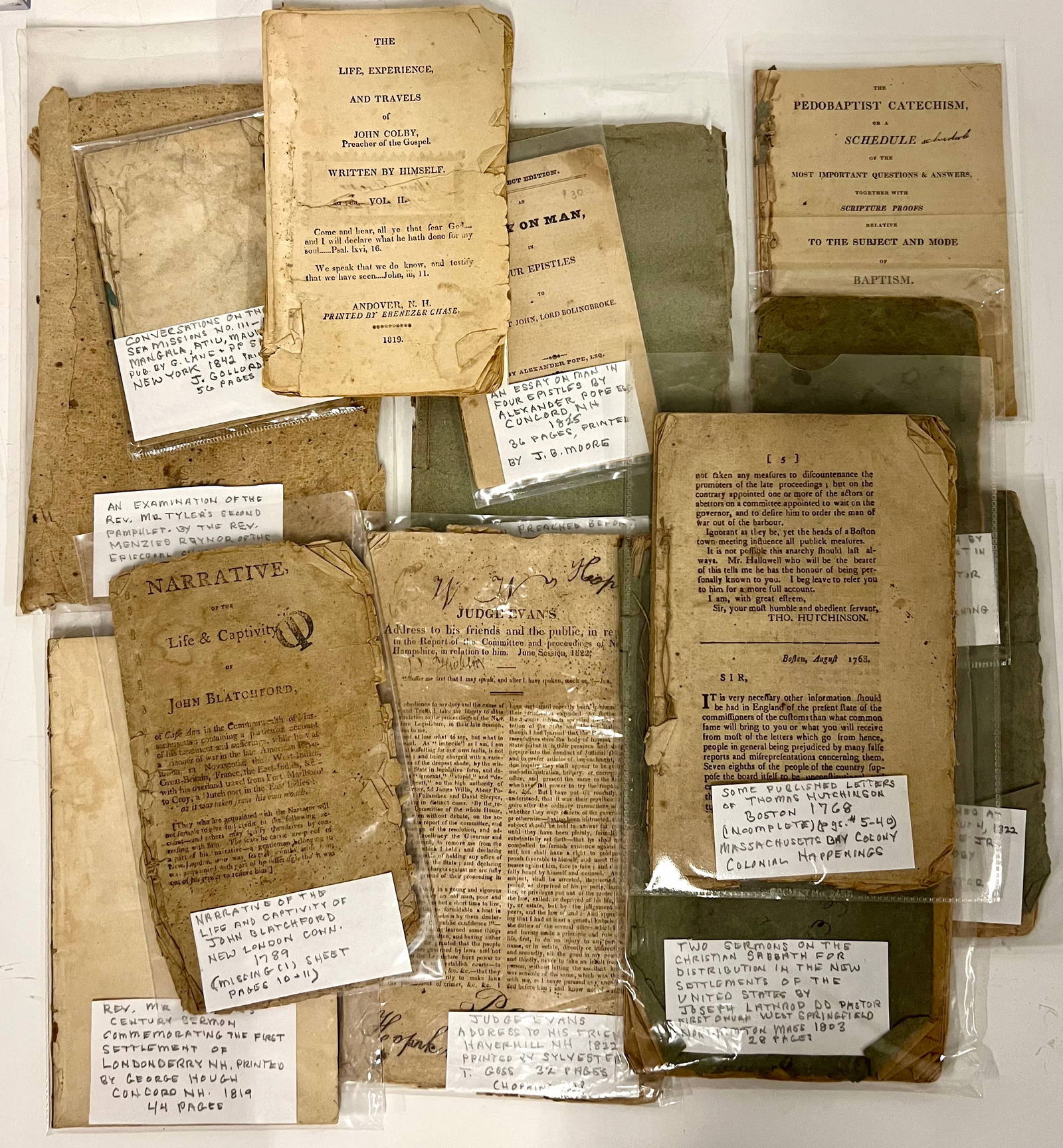 Early American Pamphlets Auction