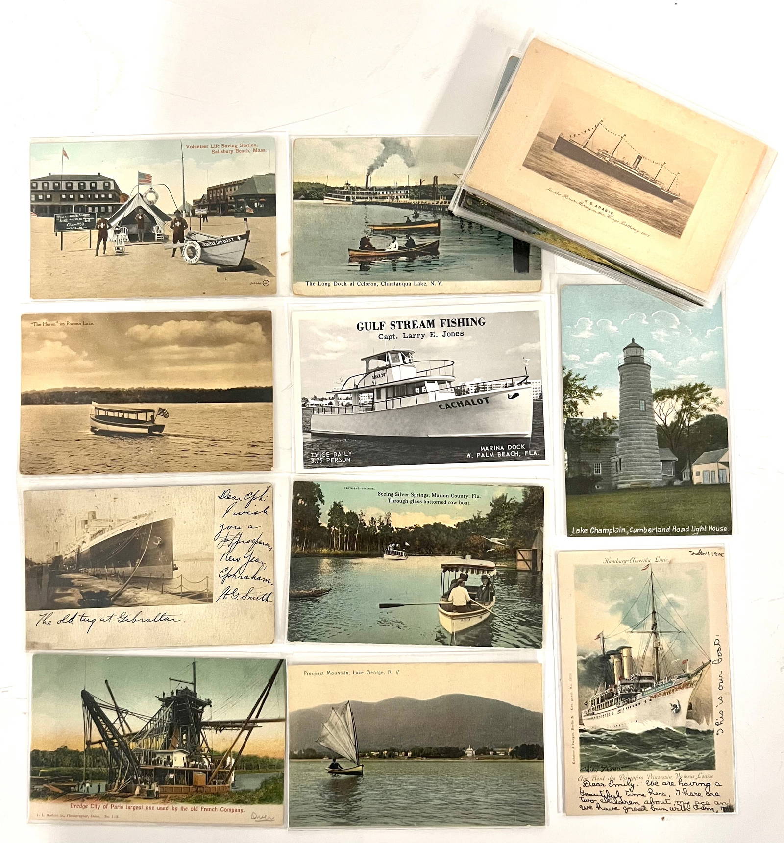 39 Ship & Boat Postcards Auction