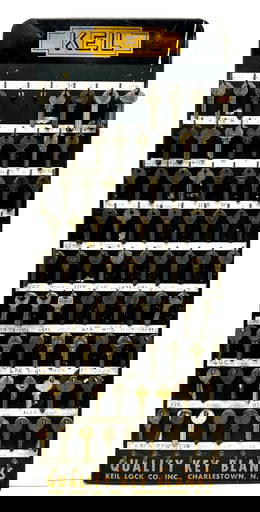 Keil Advertising Key Blank Display