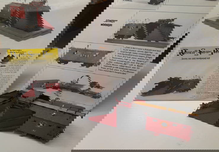 S Scale Award Winning Scratch Built Great Northern Snow Plow