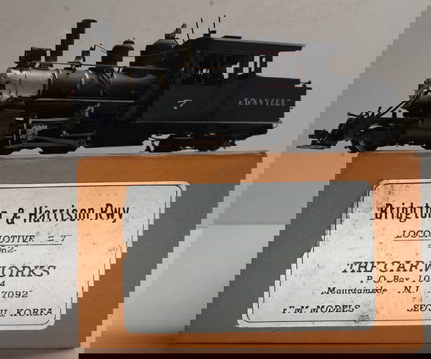 On2 Brass Car Works Bridgton & Harrison As Edaville #7